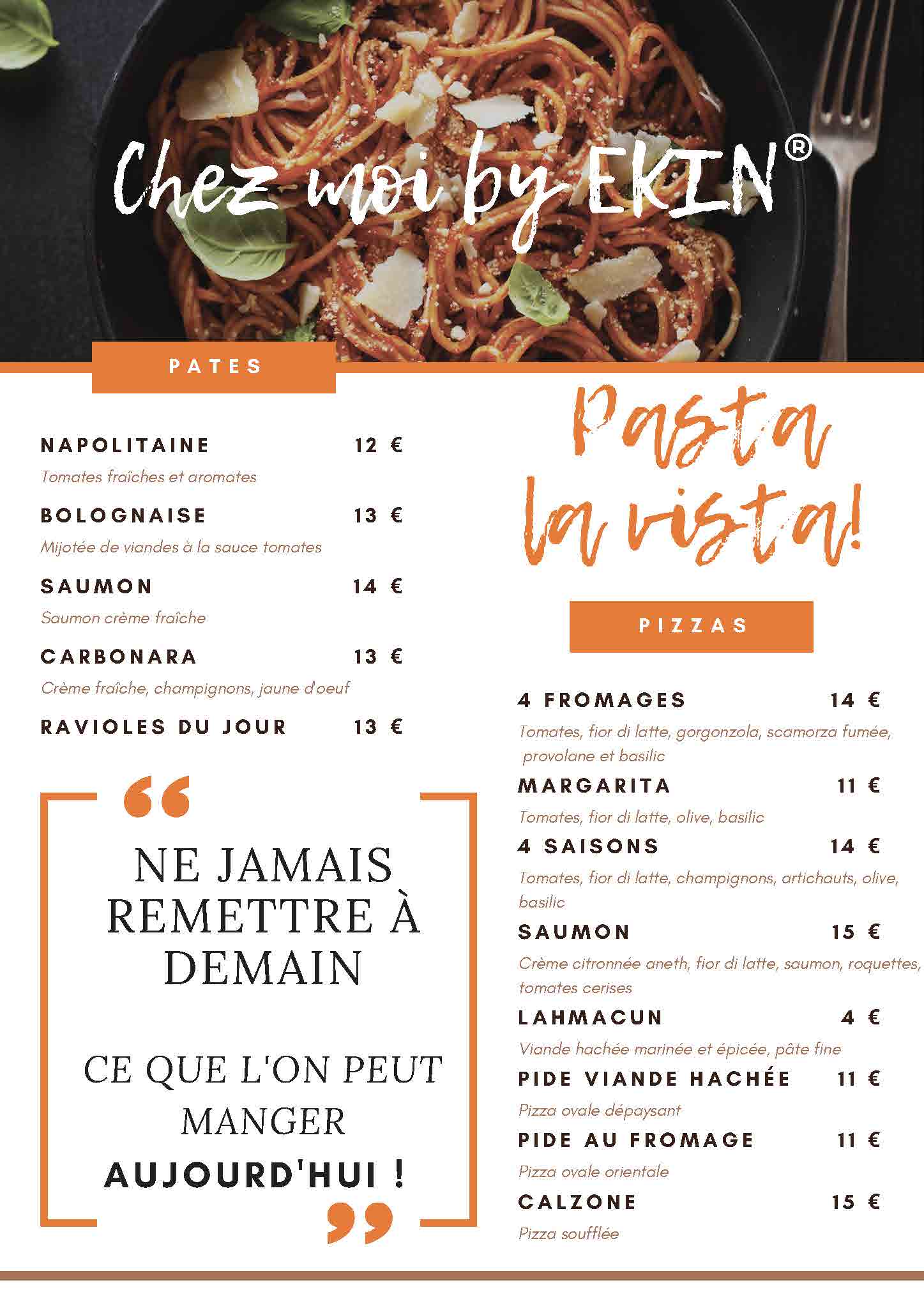 La carte - Chez moi by Ekin