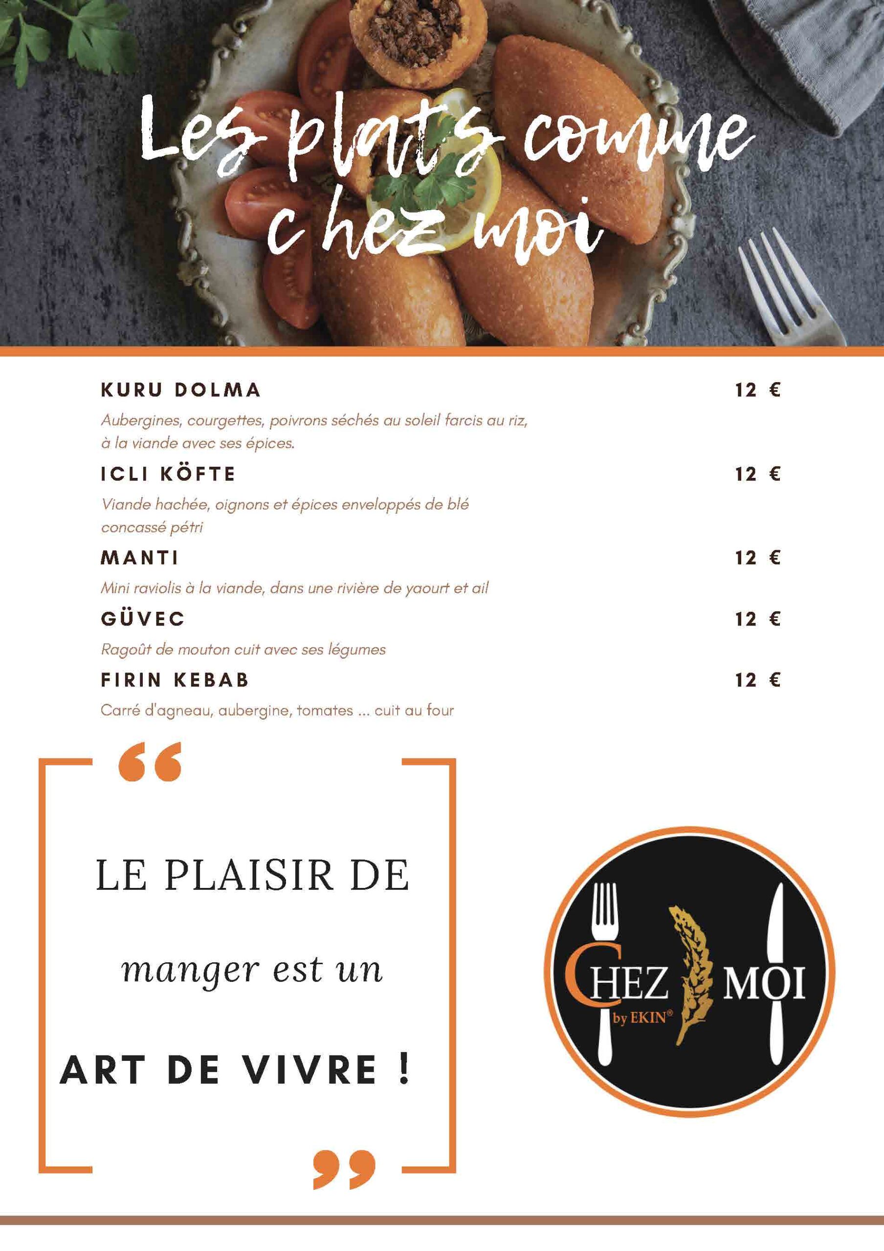 La carte - Chez moi by Ekin